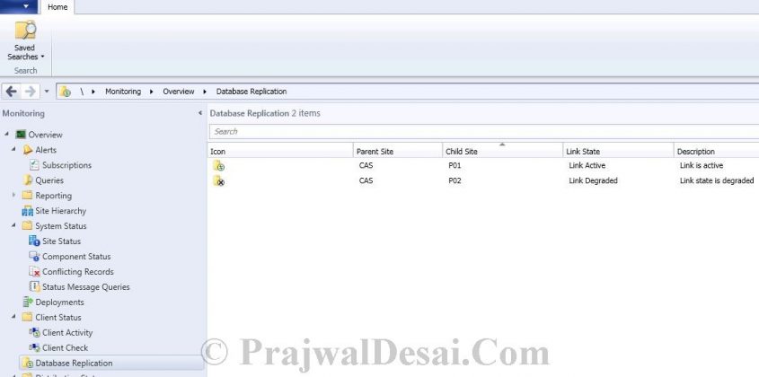Replication Link Analyzer In Configuration Manager
