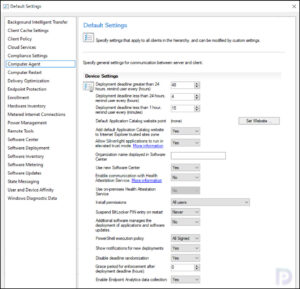 Configure Client Settings in SCCM Configuration Manager » Prajwal Desai