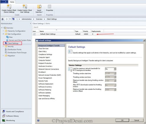 Configure Client Settings in SCCM Configuration Manager » Prajwal Desai