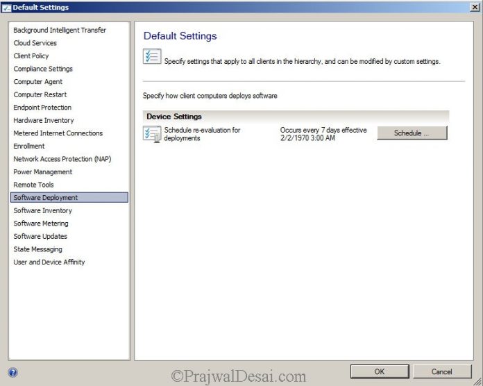 Default Client Settings in SCCM 2012 SP1 Snap14 » Prajwal Desai