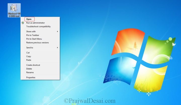 Windows 7 USB DVD download tool » Prajwal Desai