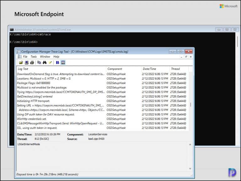 Location of SMSTS log during SCCM OSD » Prajwal Desai