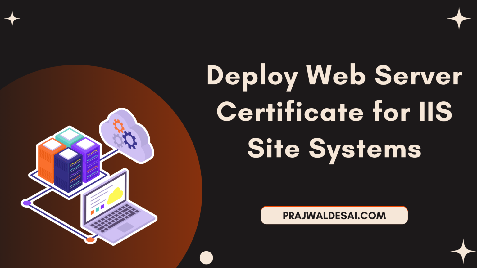 Create & Enroll Web Server Certificate for IIS Site Systems