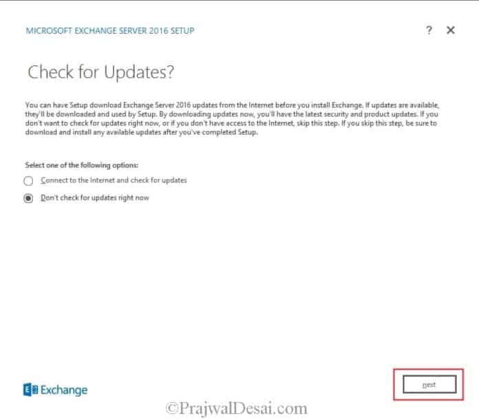 Step by Step Guide to Install Exchange Server 2016