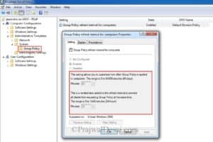 How to Modify Group Policy Refresh Interval » Prajwal Desai