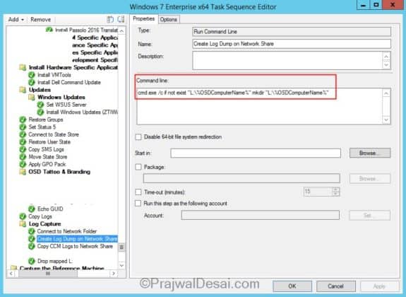 Capture SCCM Task Sequence Log files post OSD » Prajwal Desai