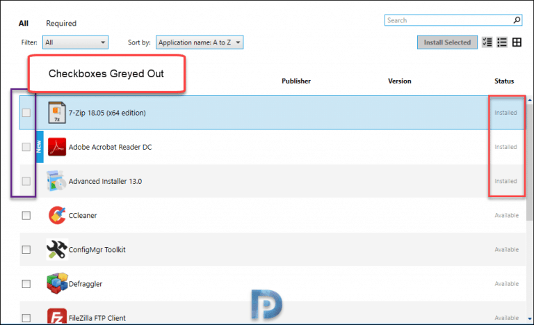 Software Center Install Multiple Applications in SCCM