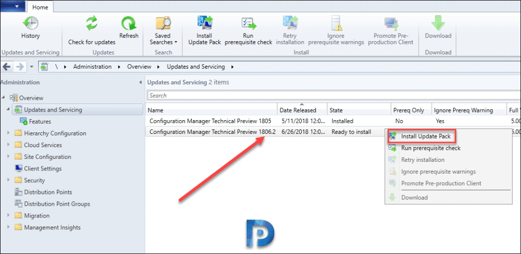 SCCM ConfigMgr Technical Preview 1806.2 Features