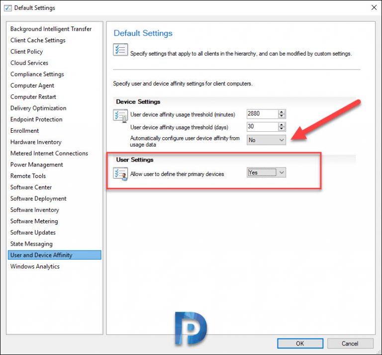 Allow Users to Set Primary Device in Software Center