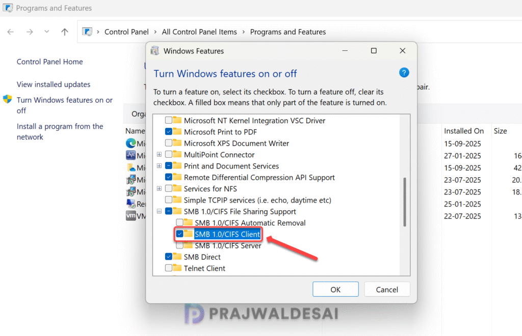 Fix Can't Connect to File Share Obsolete SMB1 protocol