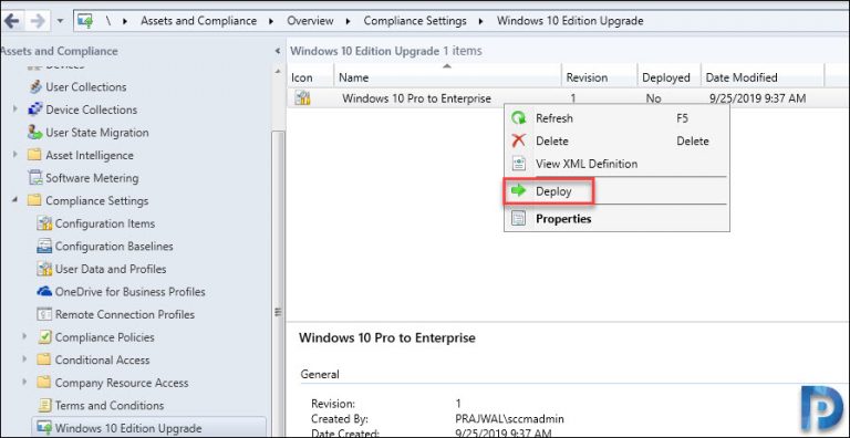 Perform Windows 10 Edition Upgrade Using SCCM » Prajwal Desai