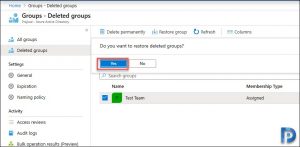 How to Restore a Deleted Team in Microsoft Teams » Prajwal Desai