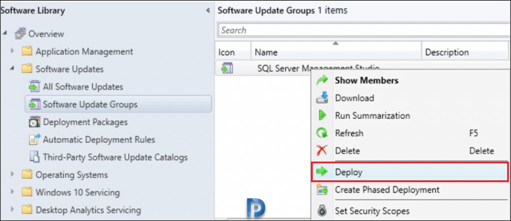 Deploy SSMS Updates using SCCM | Patch SSMS Installation
