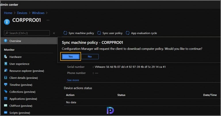 How to Run Device Actions from MEM Admin Center » Prajwal Desai