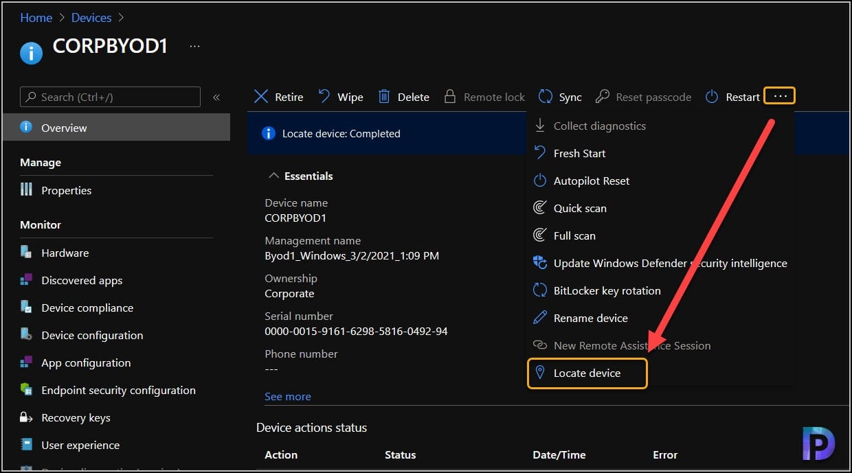 Easily Locate Device with Microsoft Intune » Prajwal Desai