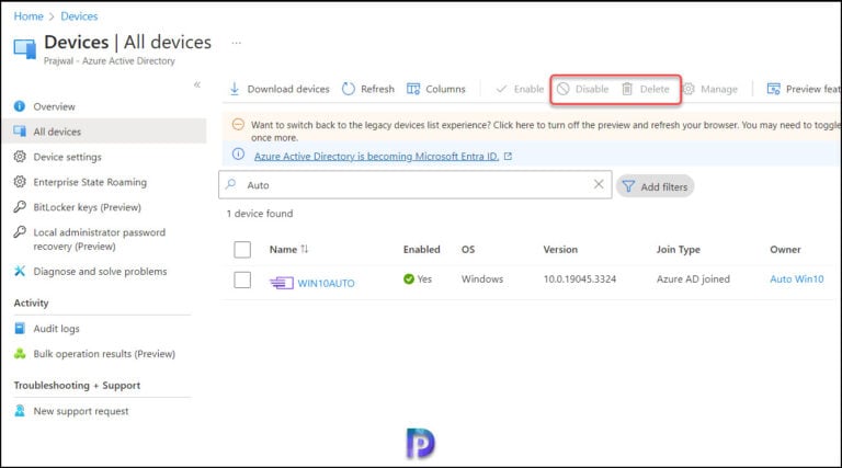 Delete Windows Autopilot Device from Intune, Entra ID, M365