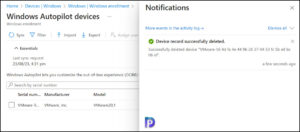 Delete Windows Autopilot Device from Intune, Entra ID, M365