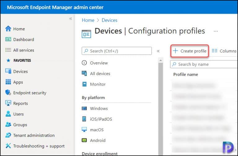 How To Create Windows Health Monitoring Profile in Intune
