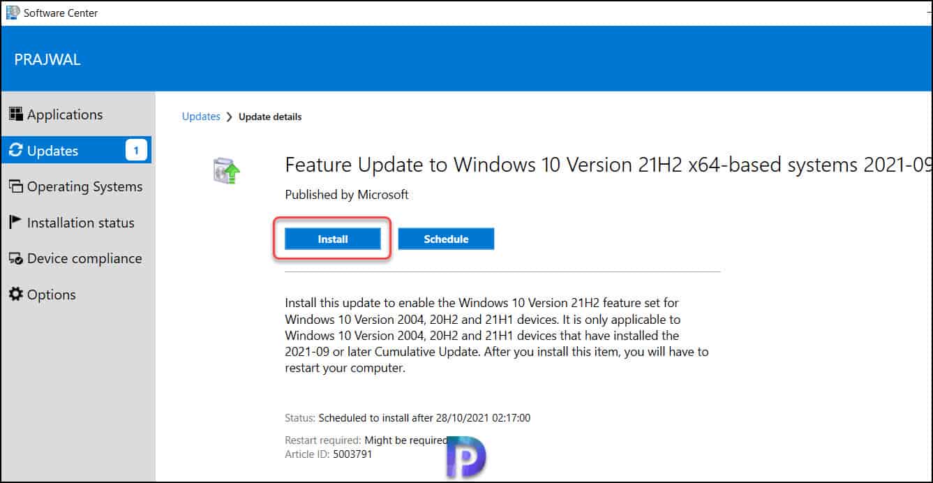 New Upgrade to Windows 10 21H2 using SCCM | ConfigMgr