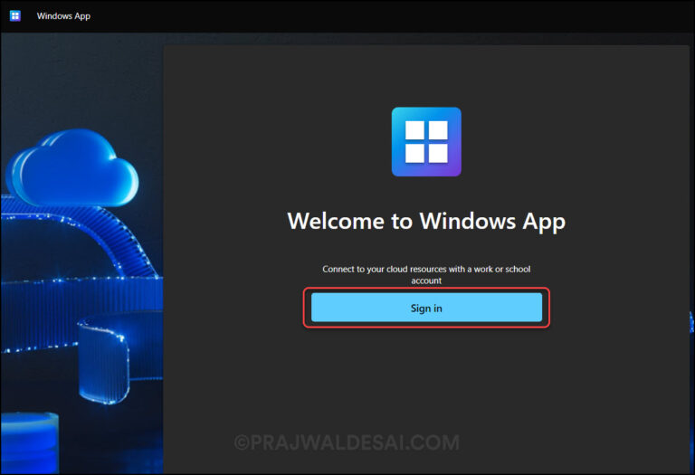 4 Ways to Connect and Access Windows 365 Cloud PC » Prajwal Desai
