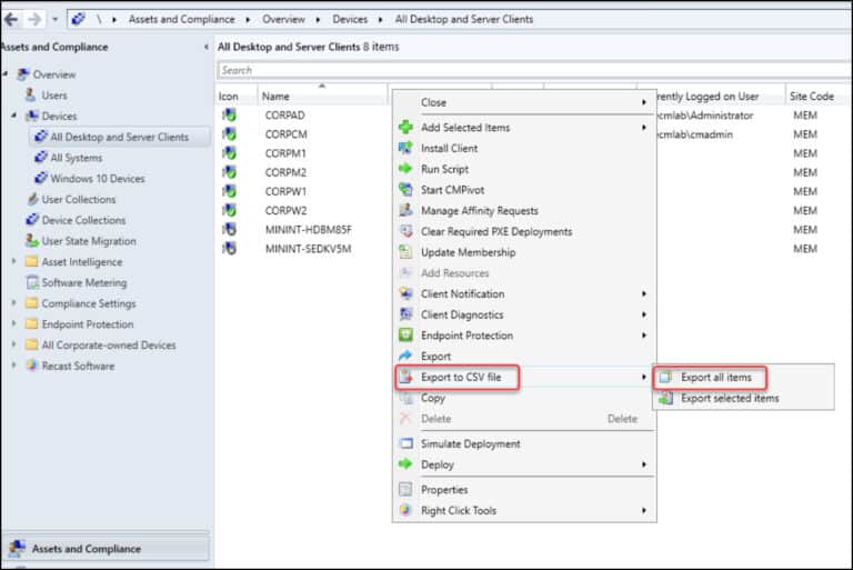 Export SCCM Device Collection with 3 Easy Methods