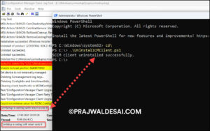 4 Methods to Uninstall SCCM Client | Remove ConfigMgr Client