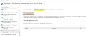 How To Configure Intune Device Enrollment Restrictions