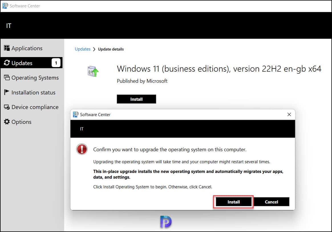 Windows 11 22H2 Upgrade using SCCM | ConfigMgr » Prajwal Desai