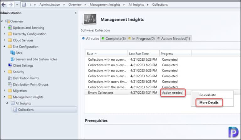 How to Find Empty Collections in SCCM (ConfigMgr) » Prajwal Desai
