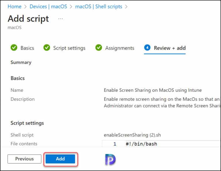 How to Enable Screen Sharing on MacOS using Intune » Prajwal Desai