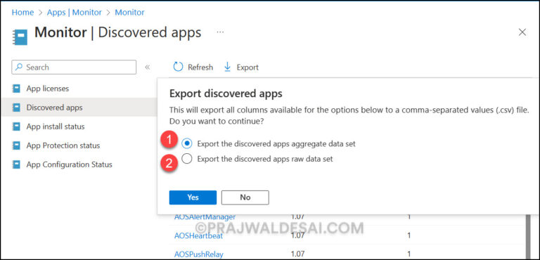 2 Ways To Export Software Inventory Report From Intune » Prajwal Desai
