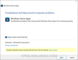 Fix Microsoft Store Error Code 0x00000000 on Windows 11/10 » Prajwal Desai