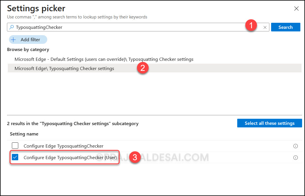 Enable Edge TyposquattingChecker with Intune & GPO » Prajwal Desai