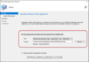 Deploy New Microsoft Teams using SCCM: Easy Guide » Prajwal Desai