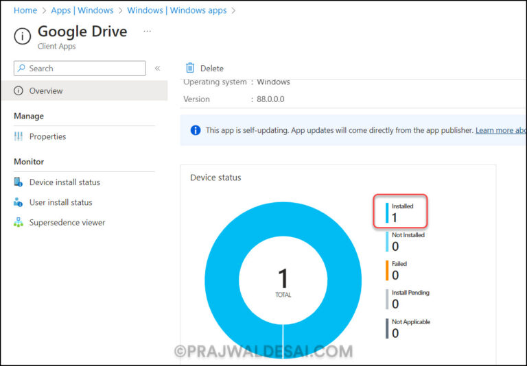Install Google Drive using Intune [Enterprise App Catalog] » Prajwal Desai