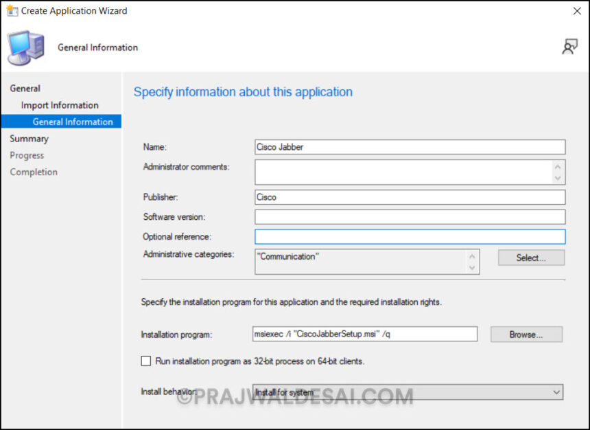How to Deploy Cisco Jabber Using SCCM (ConfigMgr) » Prajwal Desai