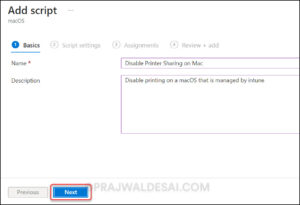 Disable Printer Sharing on macOS using Intune Policy » Prajwal Desai
