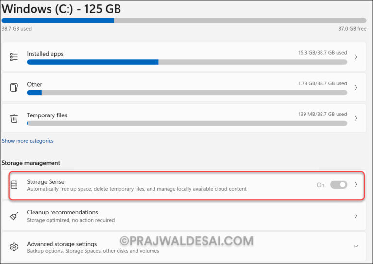 How to Configure Storage Sense using Intune » Prajwal Desai