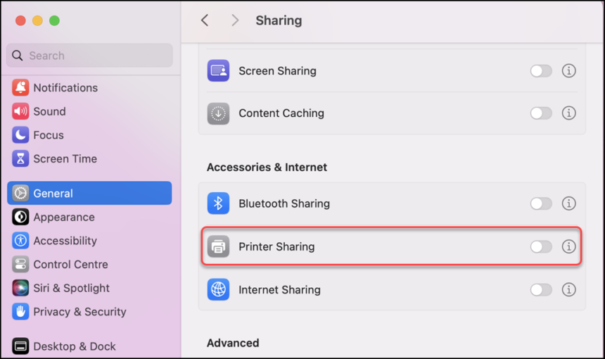 2 Ways to Turn off Printer Sharing on Mac » Prajwal Desai