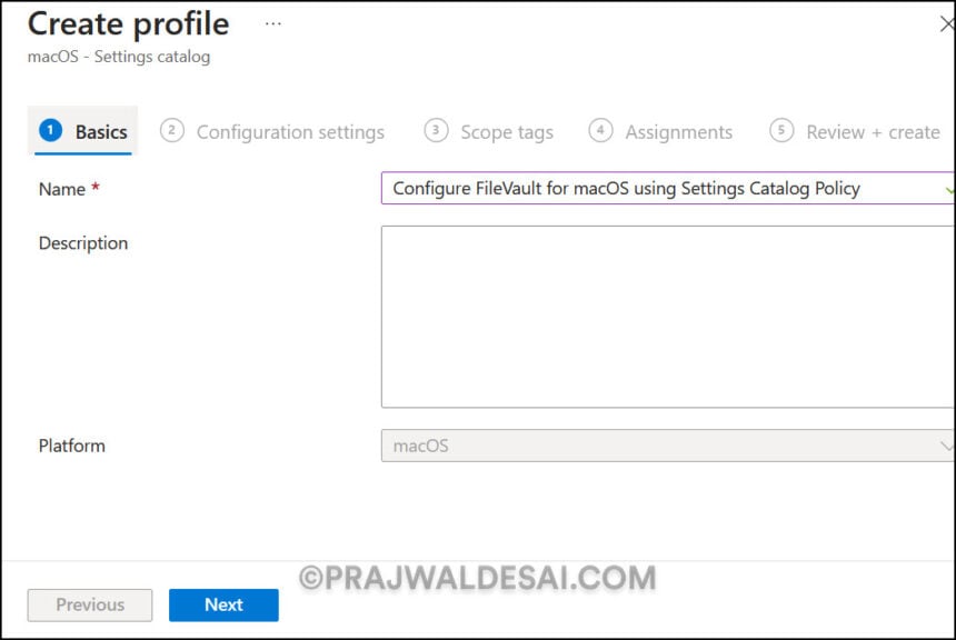 Configure FileVault disk encryption for macOS using Intune
