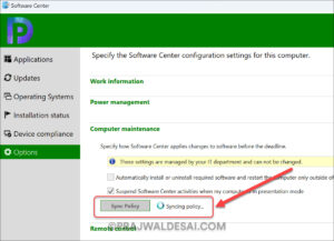 How to Sync SCCM Policy from Software Center » Prajwal Desai