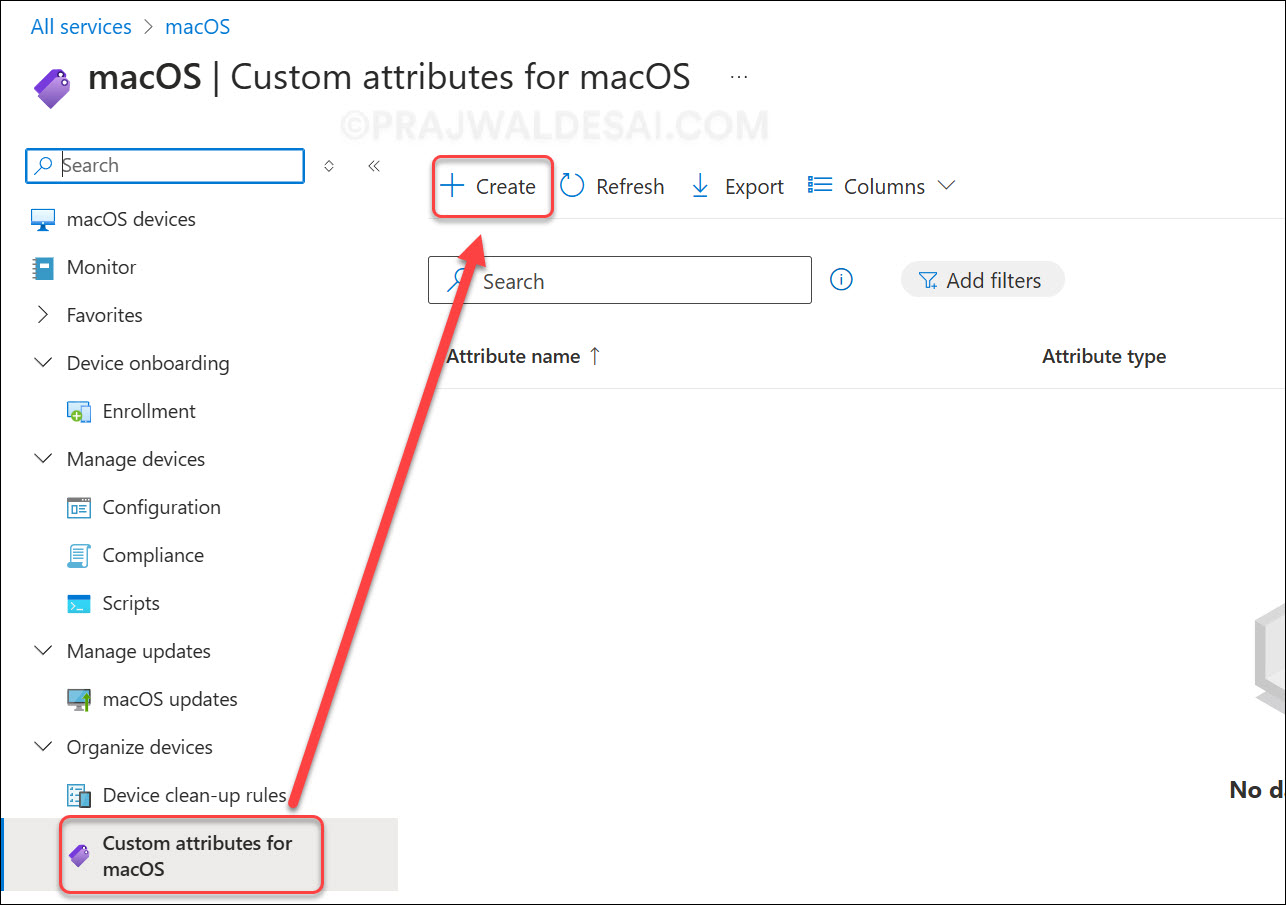 Create Custom Attributes for macOS using Intune