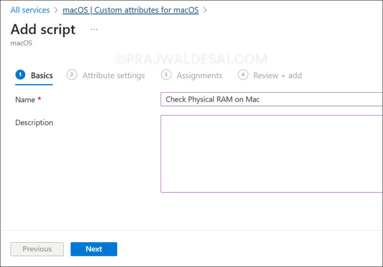Create Custom Attributes for macOS using Intune