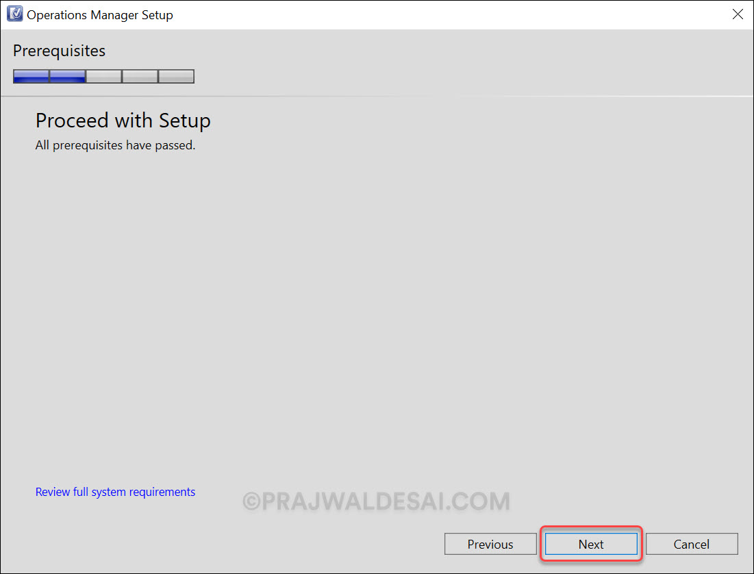 Step-by-Step SCOM 2025 Installation Guide » Prajwal Desai