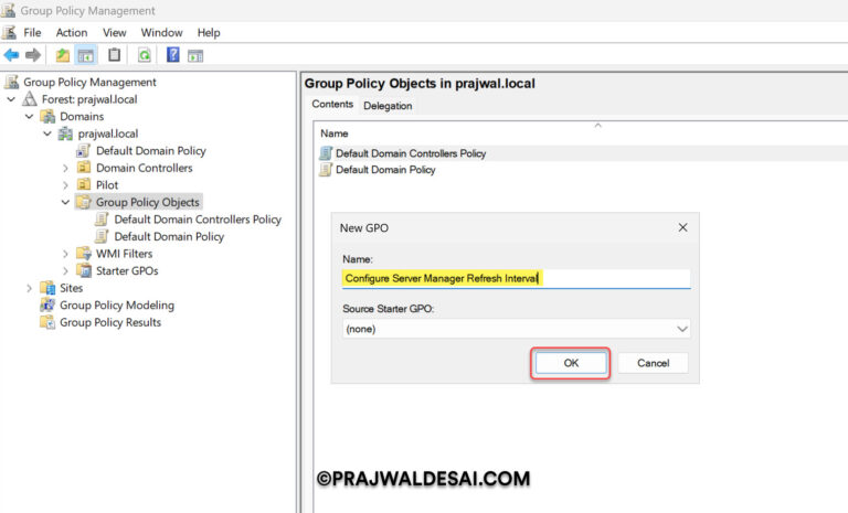 Configure the Refresh Interval for Server Manager Effectively