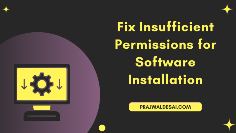 SCCM: Fix Insufficient Permissions for Software Installation » Prajwal ...