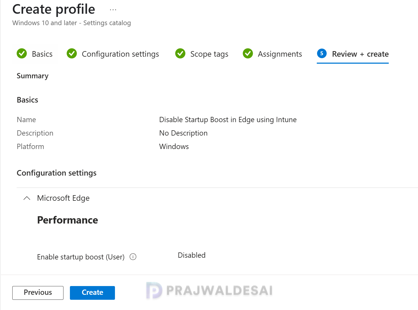 How to Enable or Disable Startup Boost in Edge using Intune