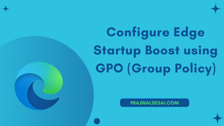 Turn On or Off Edge Startup Boost using GPO (Group Policy)