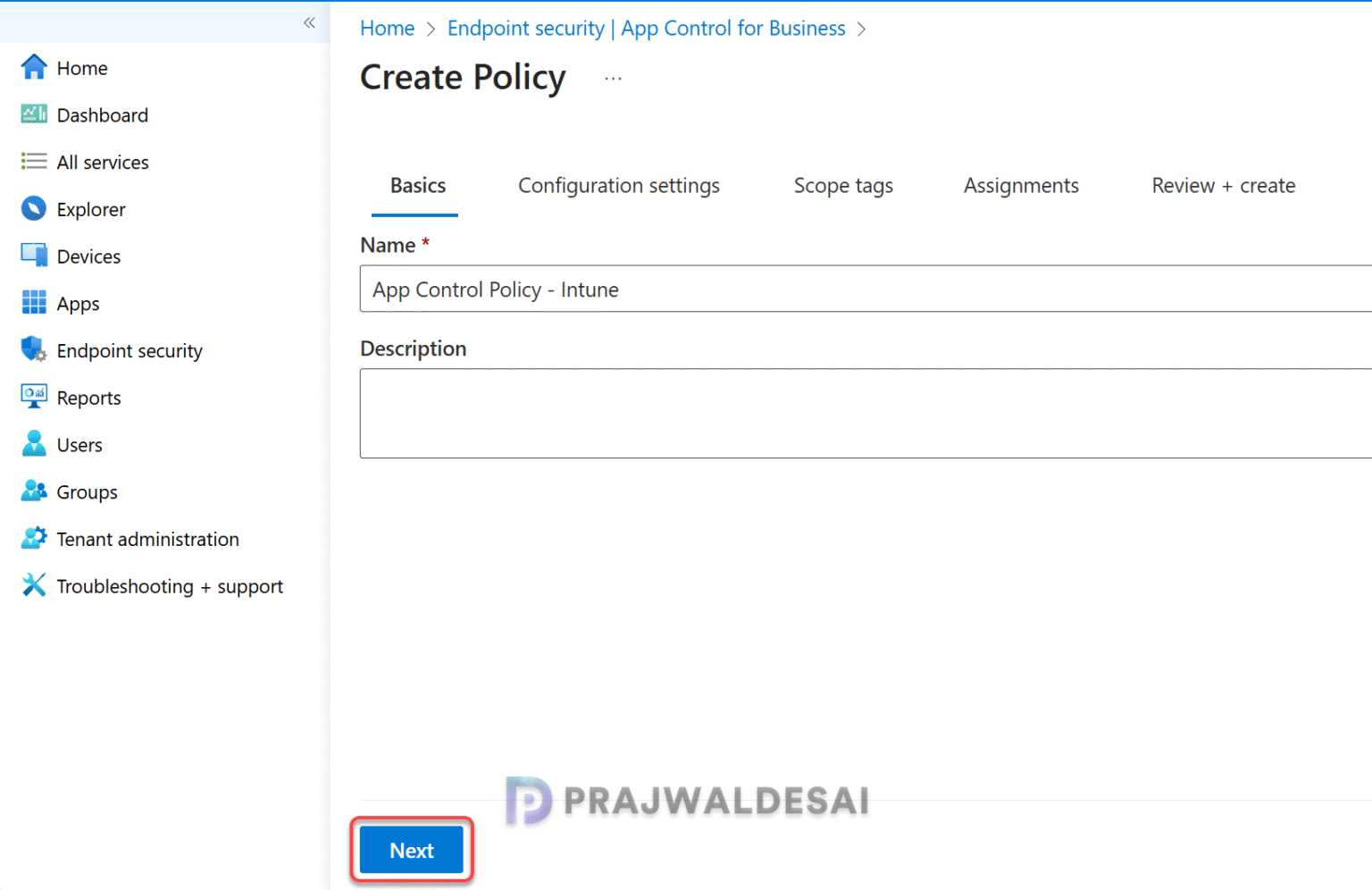 Configure App Control for Business in Intune » Prajwal Desai