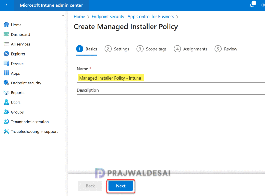 Configure App Control for Business in Intune » Prajwal Desai